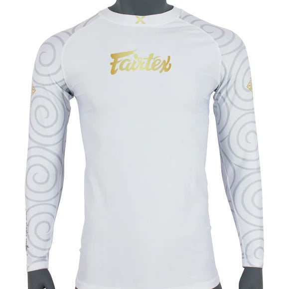 Fairtex 'Hanuman' White Rash Guard